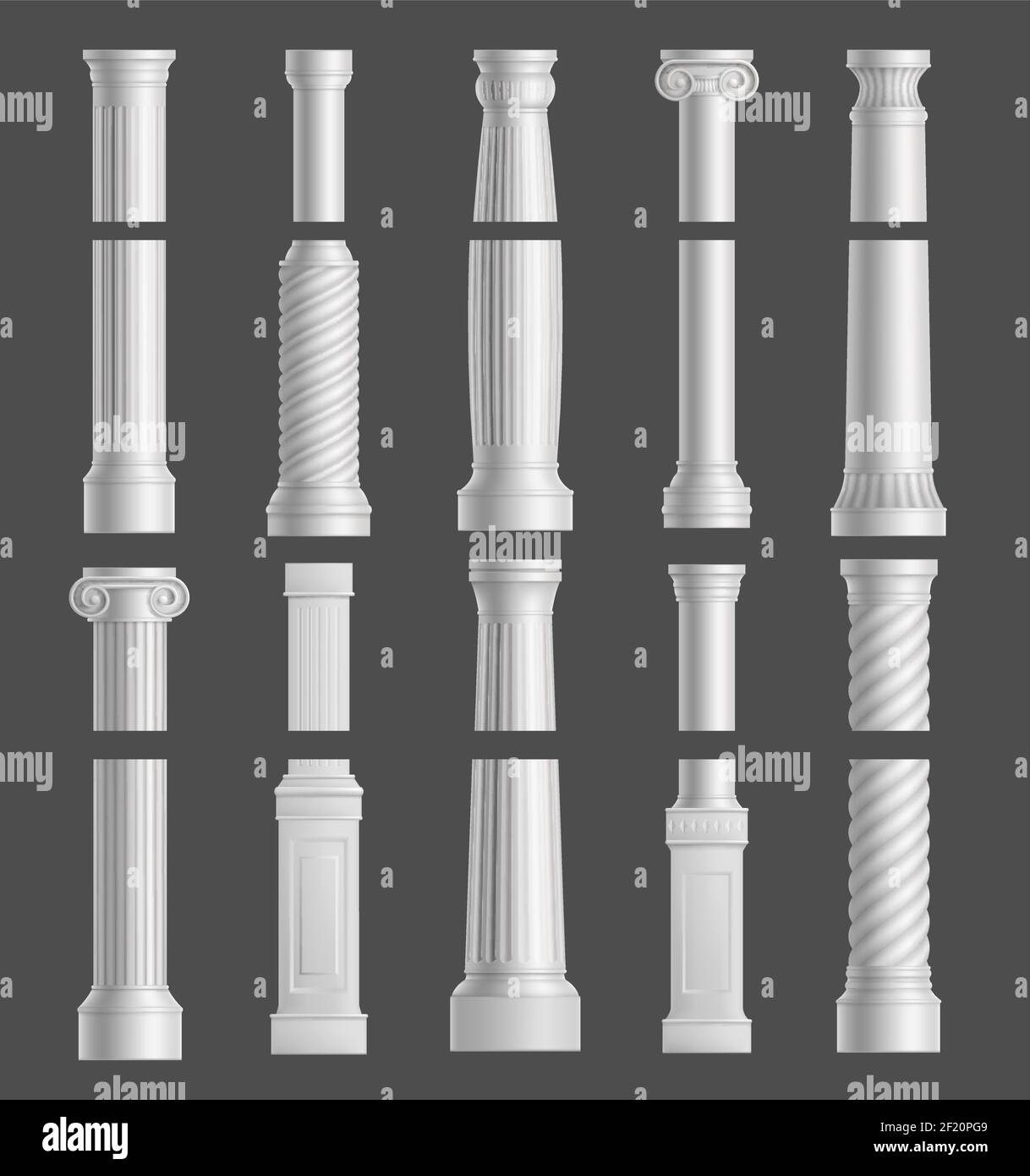 Rome column detail Stock Vector Images - Alamy