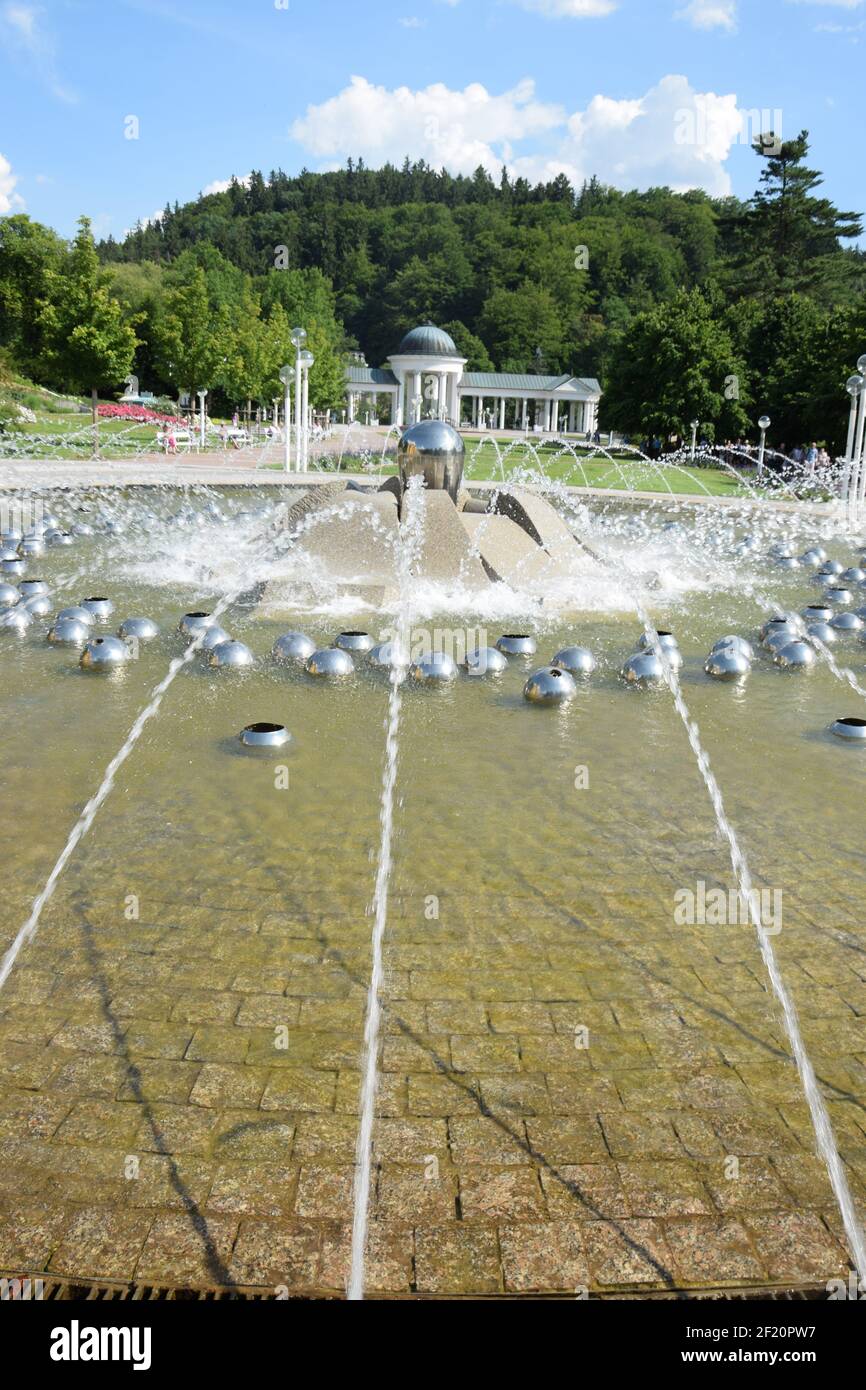 Brunnen in Marienbad Stock Photo - Alamy