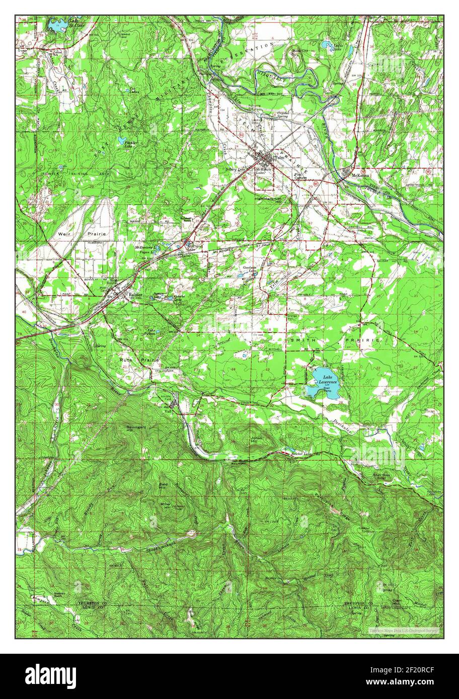 Yelm washington state map hi-res stock photography and images - Alamy