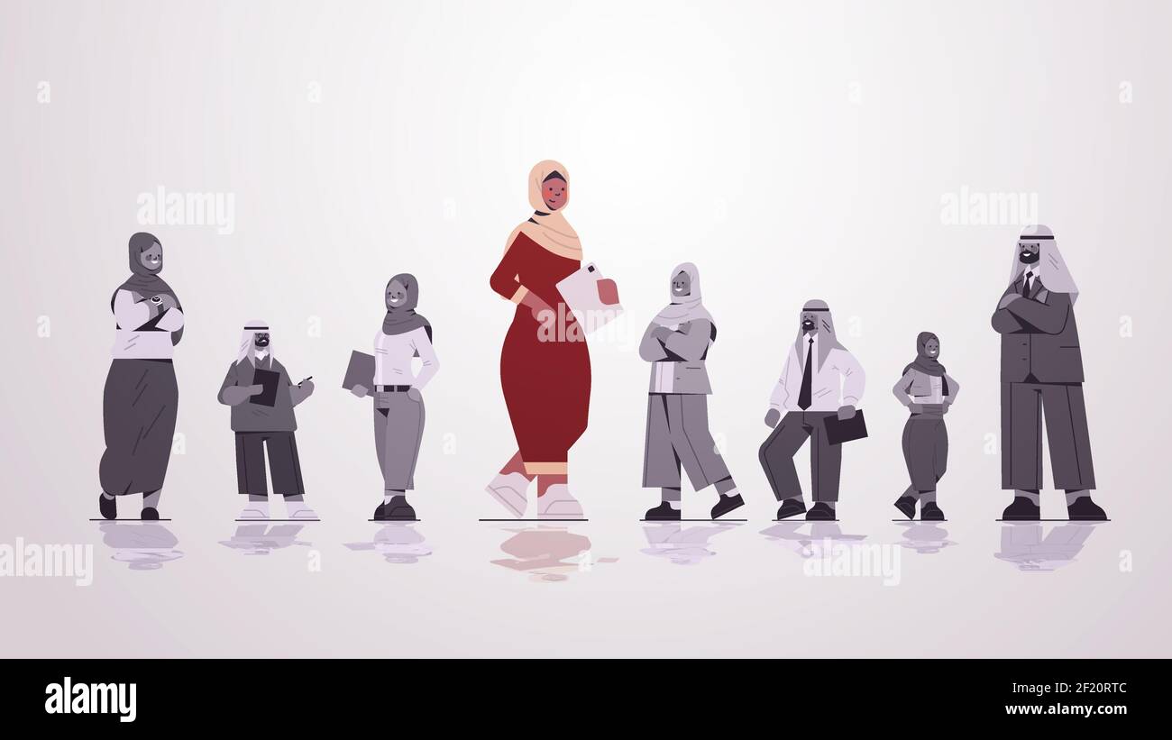 Standing front arabic Stock Vector Images - Alamy