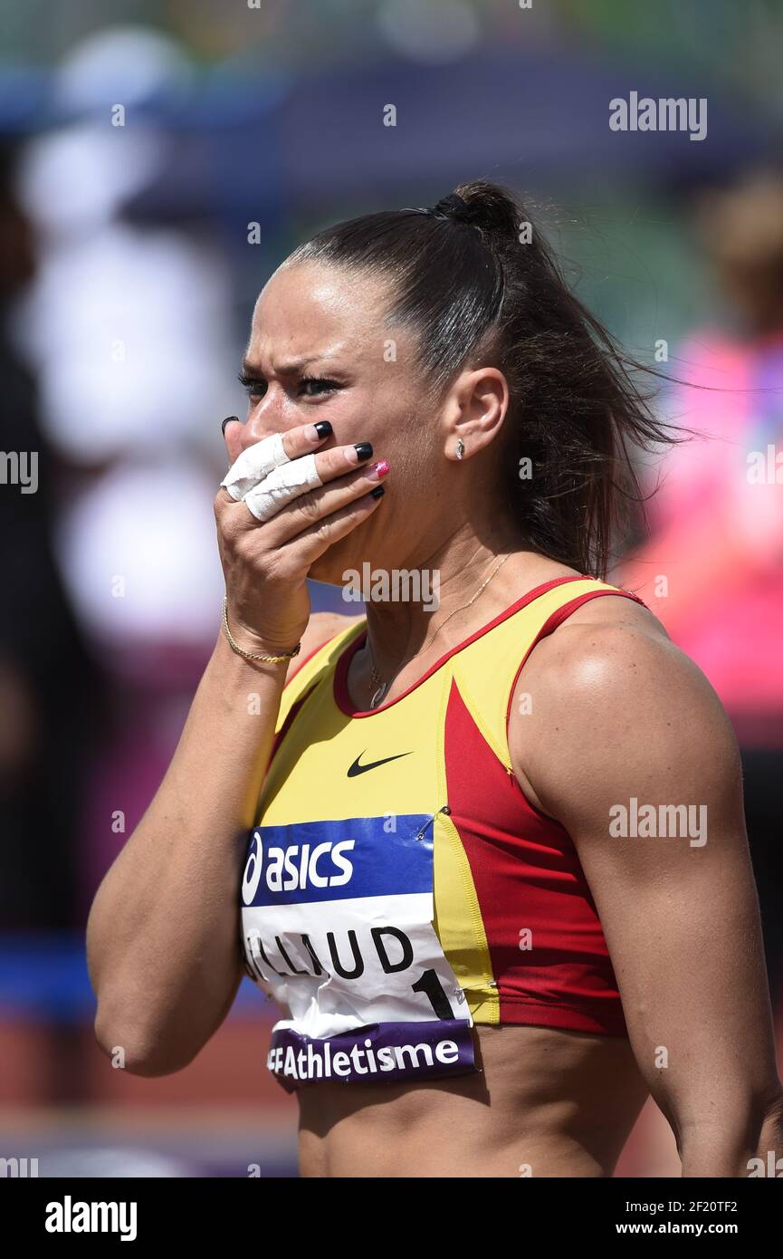 Cindy Billaud (FRA) competes on Women's 100 m Hurdles final during the ...