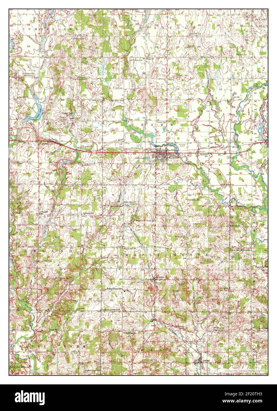 Barron map hi-res stock photography and images - Alamy