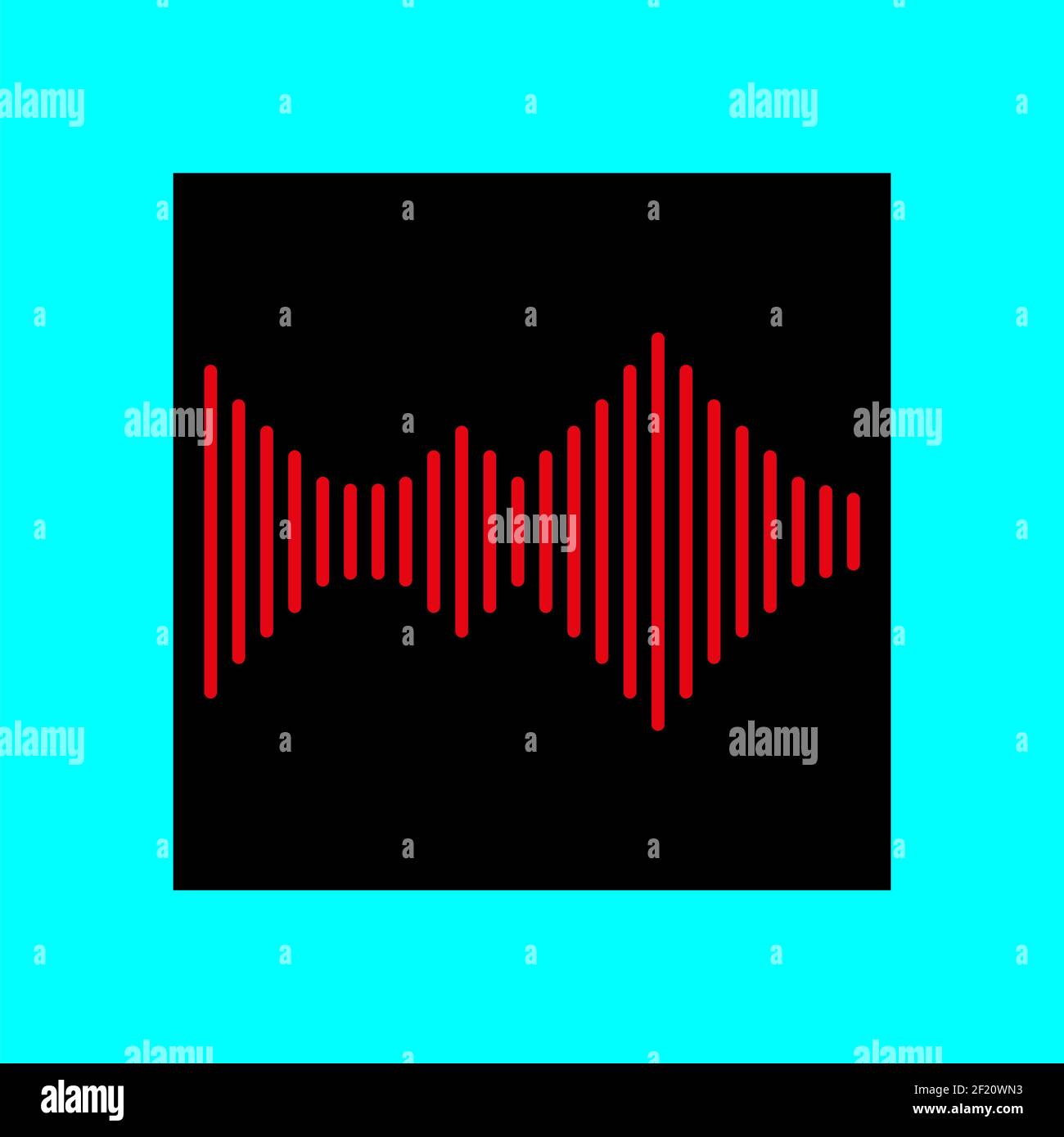Music, noise, sound, vibrate, volume lineal color icon. simple ...