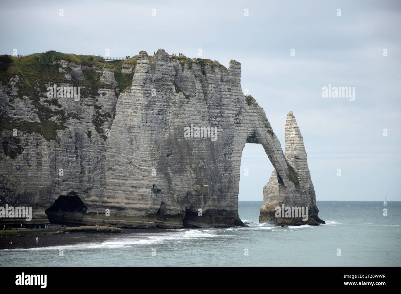 Chalk coast near Etretat Stock Photo - Alamy