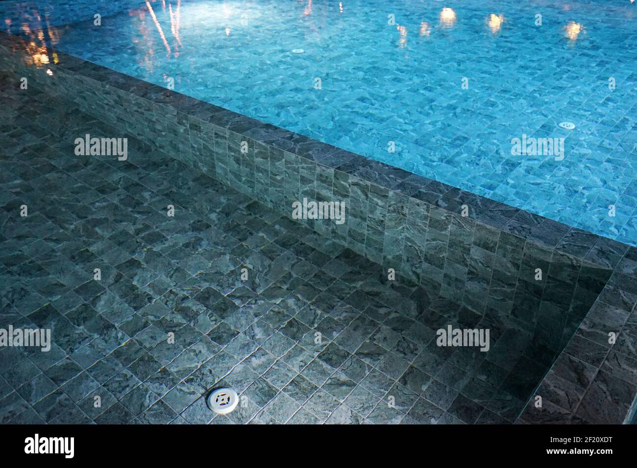 Swimming pool underwater night hi-res stock photography and images - Alamy