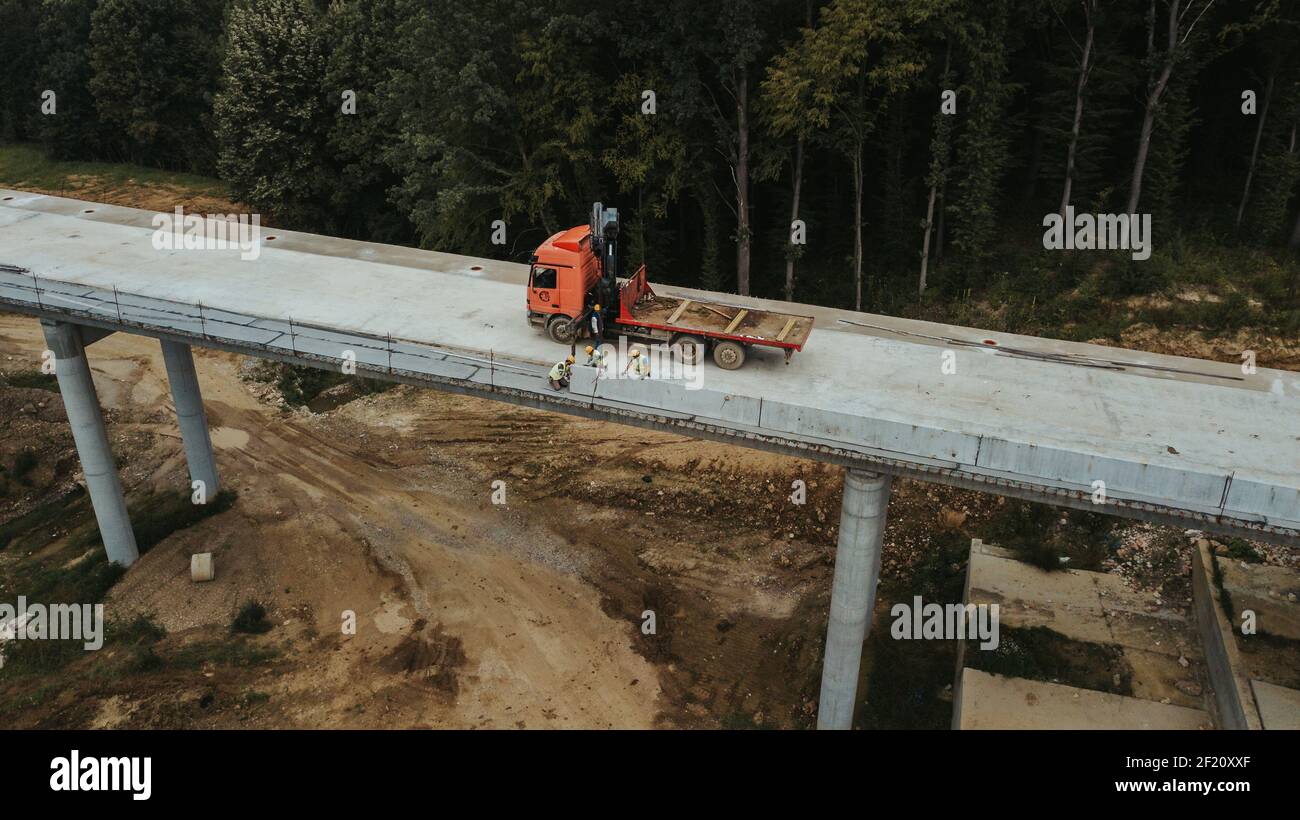 Road building process hi-res stock photography and images - Alamy