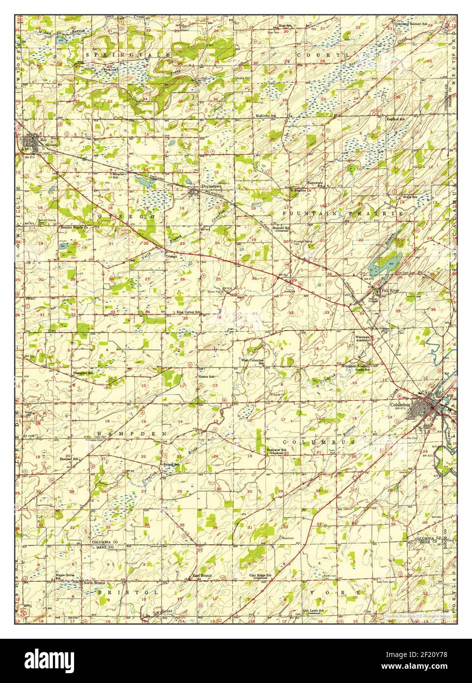 Map of columbus trips hi-res stock photography and images - Alamy