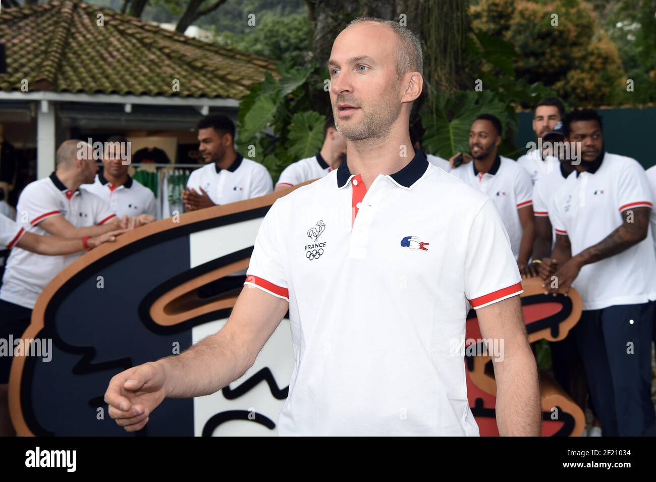 French Handball player Thierry Omeyer at Club France during the Olympic ...