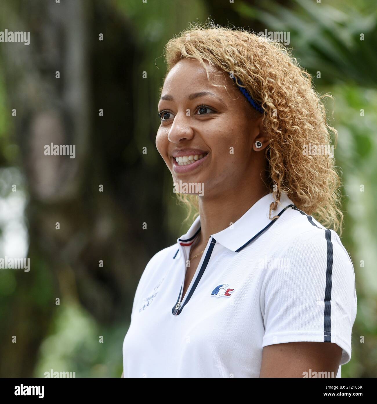 French Boxer Estelle Mossely at Club France during the Olympic Games ...