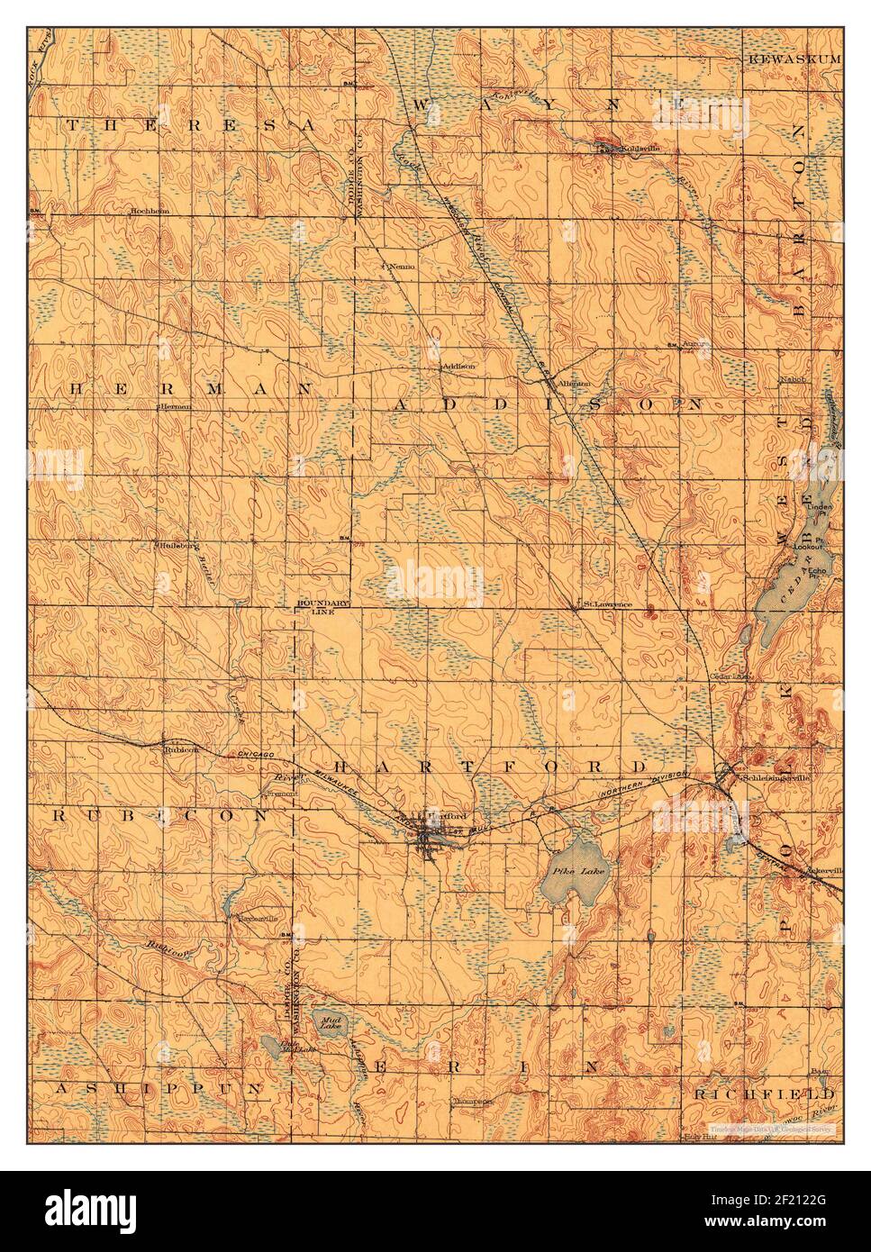 Old map of hartford Cut Out Stock Images & Pictures - Alamy