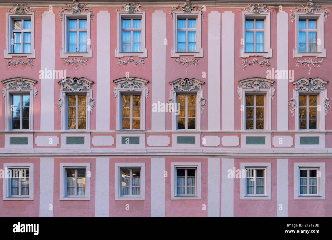 Germany, Bavaria, Berchtesgaden, The Royal Castle facade Stock Photo ...