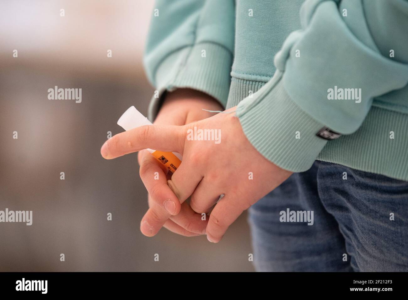 Salivette test hi-res stock photography and images - Alamy