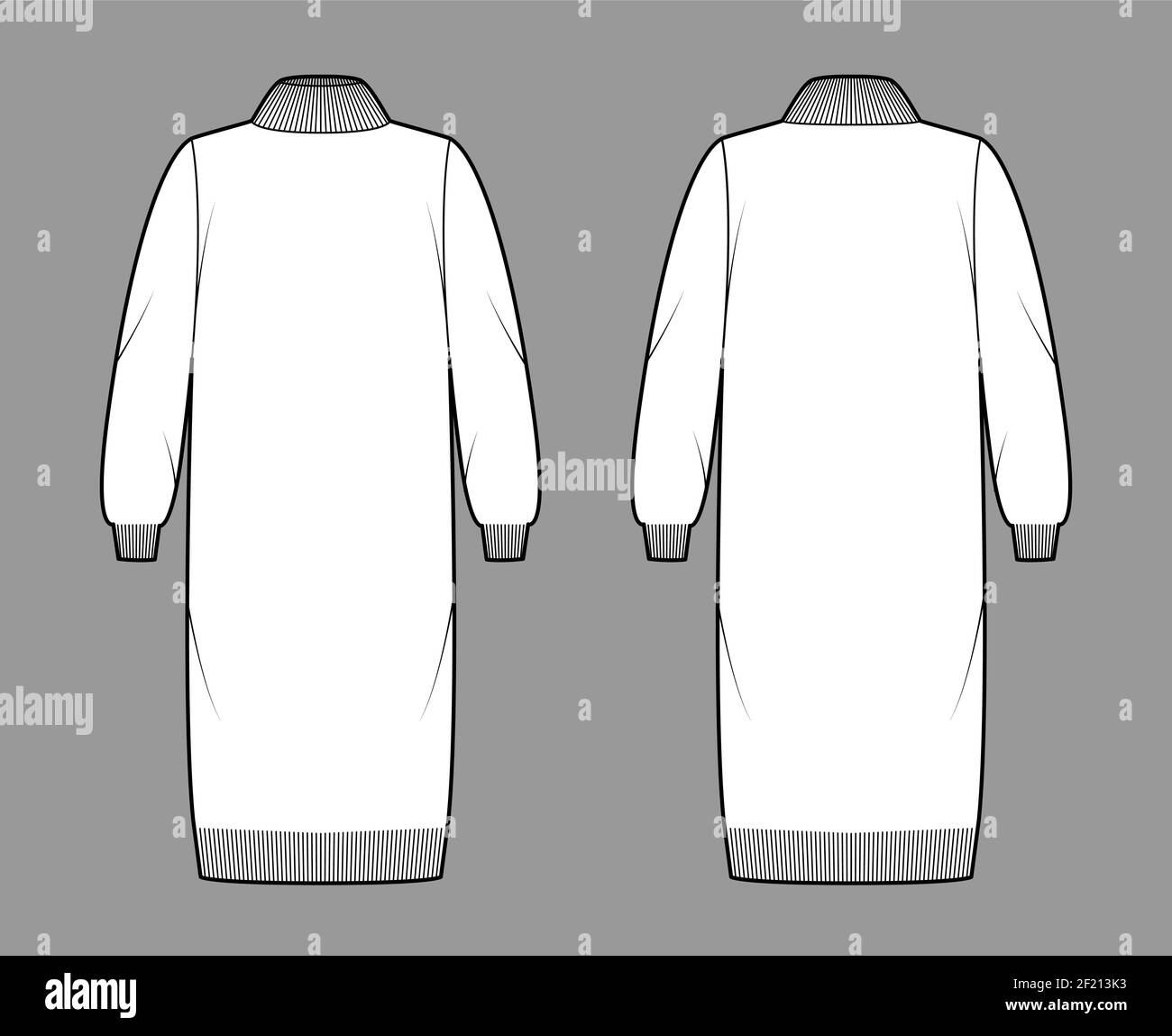 Long Dresses Stock Vector Images Alamy