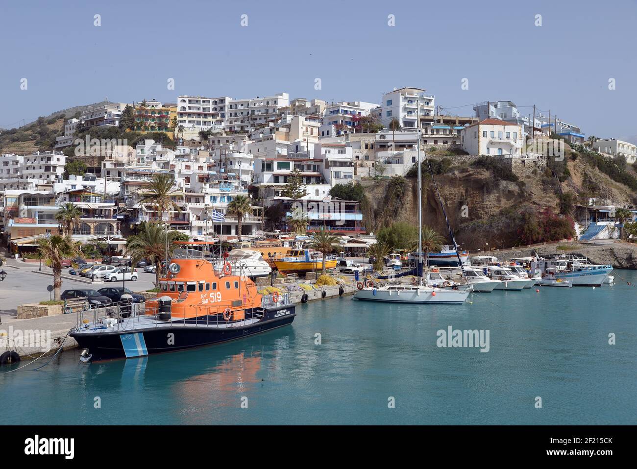 Agia Galini, Crete Stock Photo - Alamy