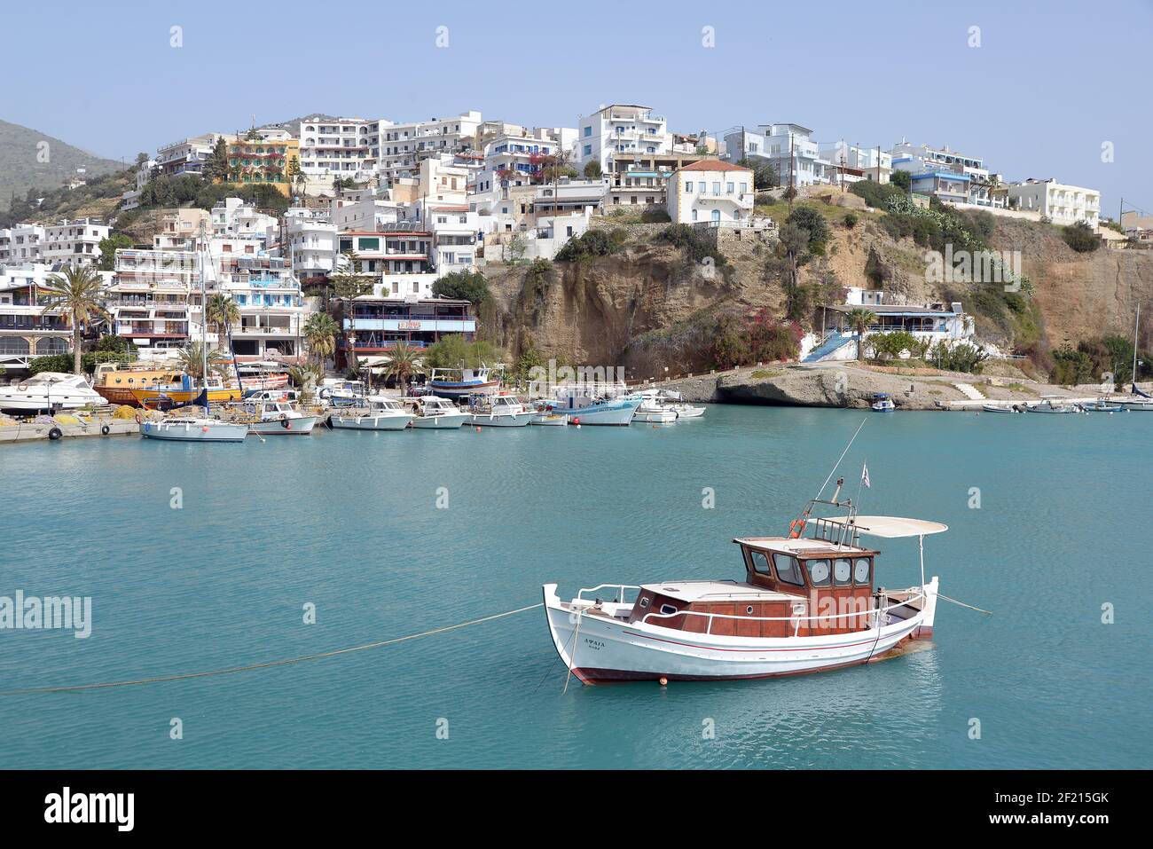 Agia Galini, Crete Stock Photo - Alamy