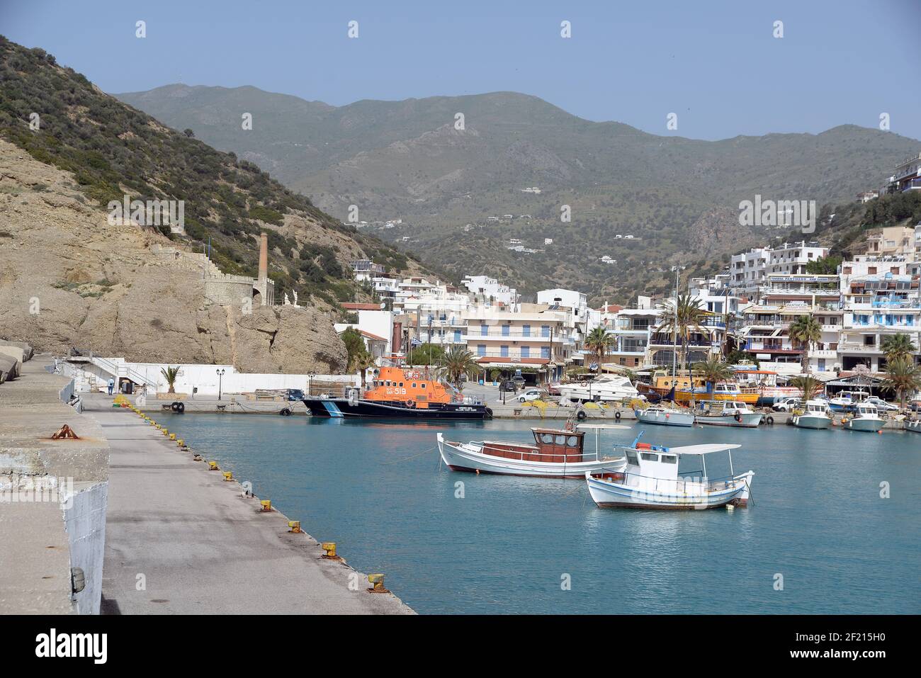 Agia Galini, Crete Stock Photo - Alamy
