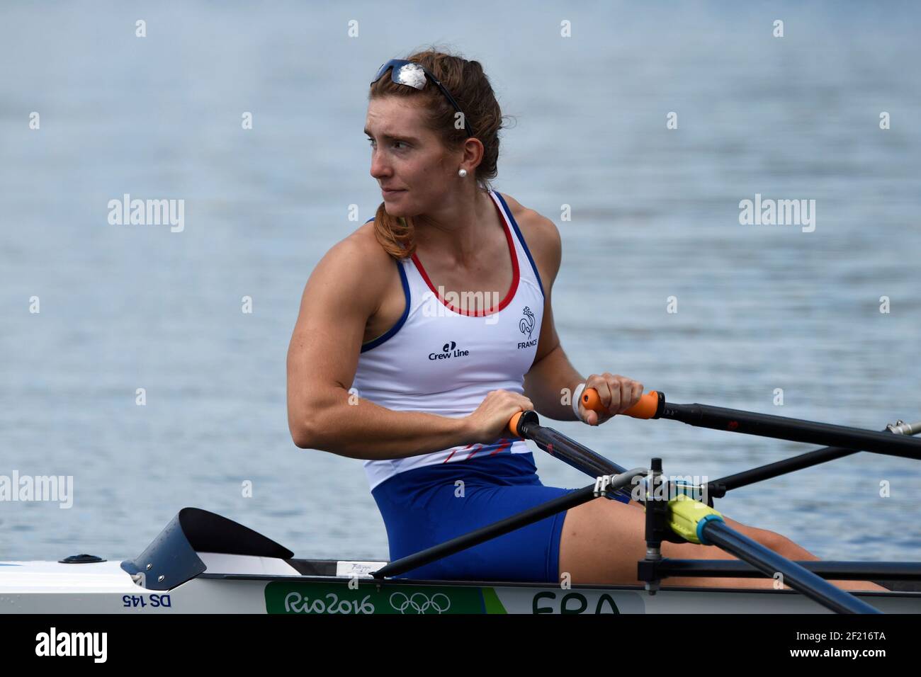 France's Helene Lefebvre and Elodie Ravera-Scara-Mozzino compete in ...
