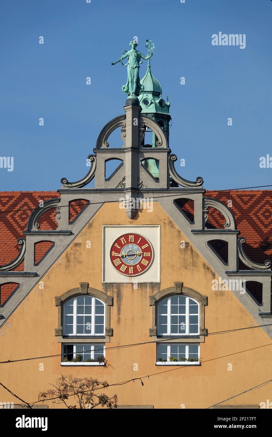 Art museum at Lindau island train station Stock Photo - Alamy