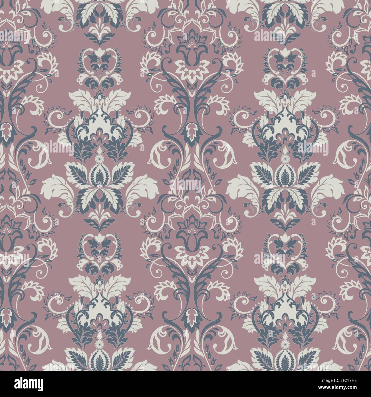 Baroque floral pattern. Vector classic floral ornament Stock Vector ...