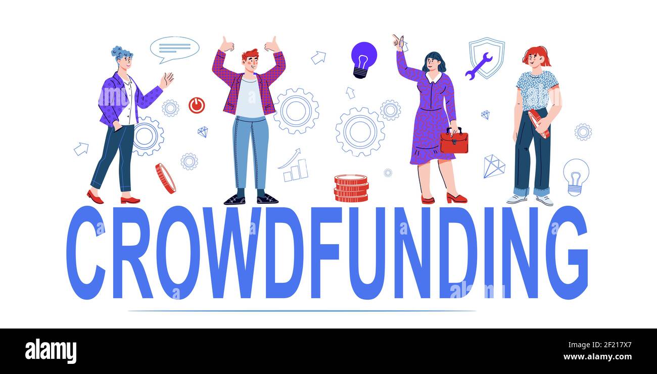 Fundraising word cartoon hi-res stock photography and images - Alamy