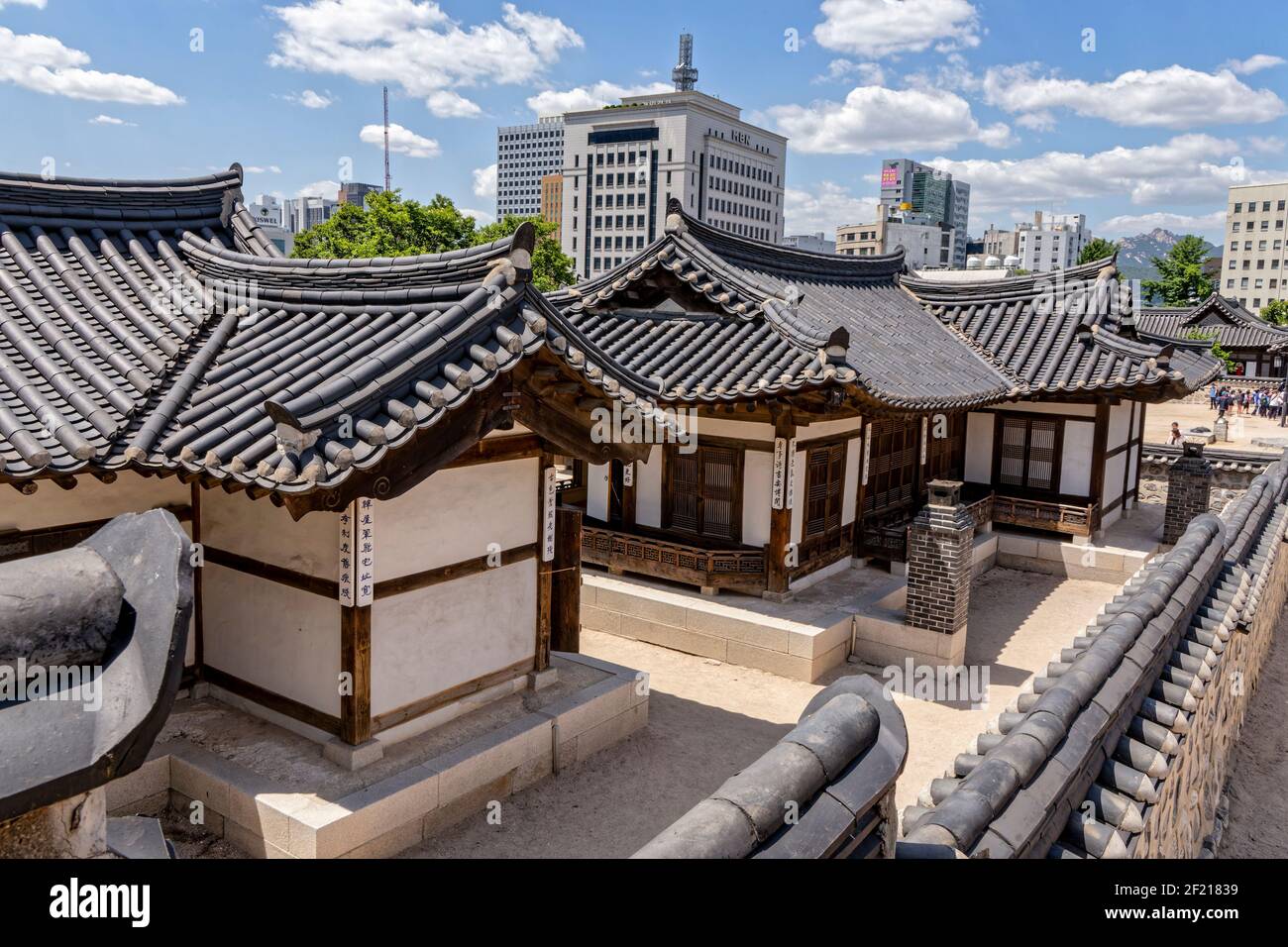 Seoul, South Korea. 26th May, 2017. Namsangol Hanok Village is located ...
