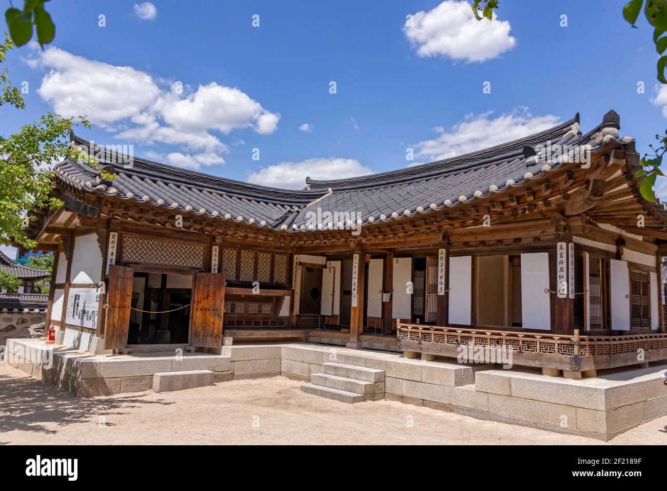 Seoul, South Korea. 26th May, 2017. Namsangol Hanok Village is located ...