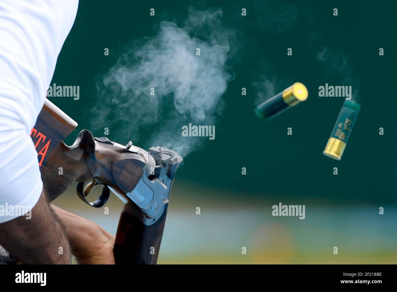 Illustration Shooting Skeet Men s during the Olympic Games RIO 2016 ...