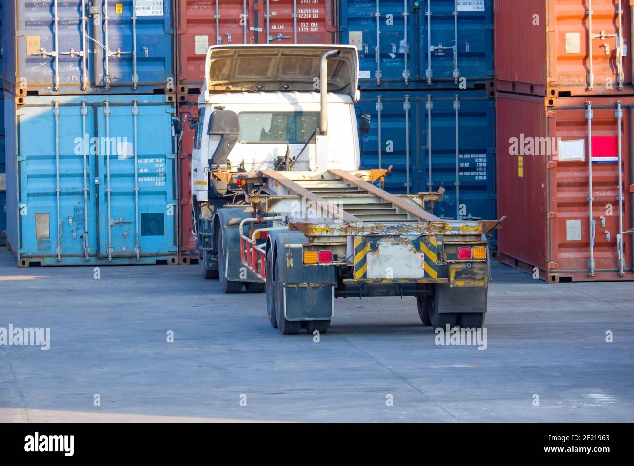 Japanese Style Truck Stack container Stock Photo - Alamy