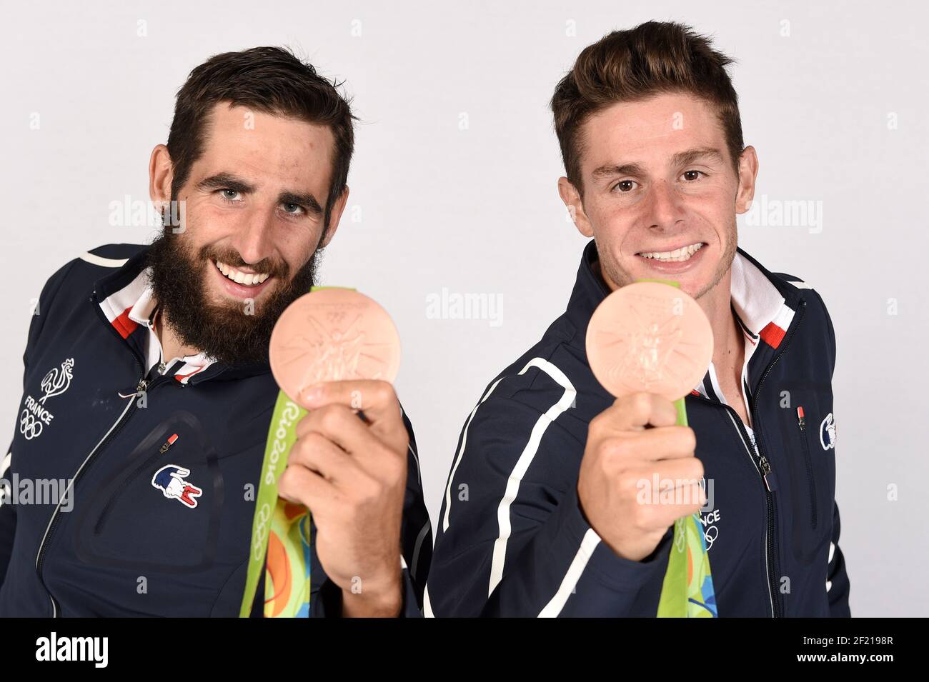 French bronze Medalist in Canoe C2 Matthieu Peche and Gauthier Klauss ...