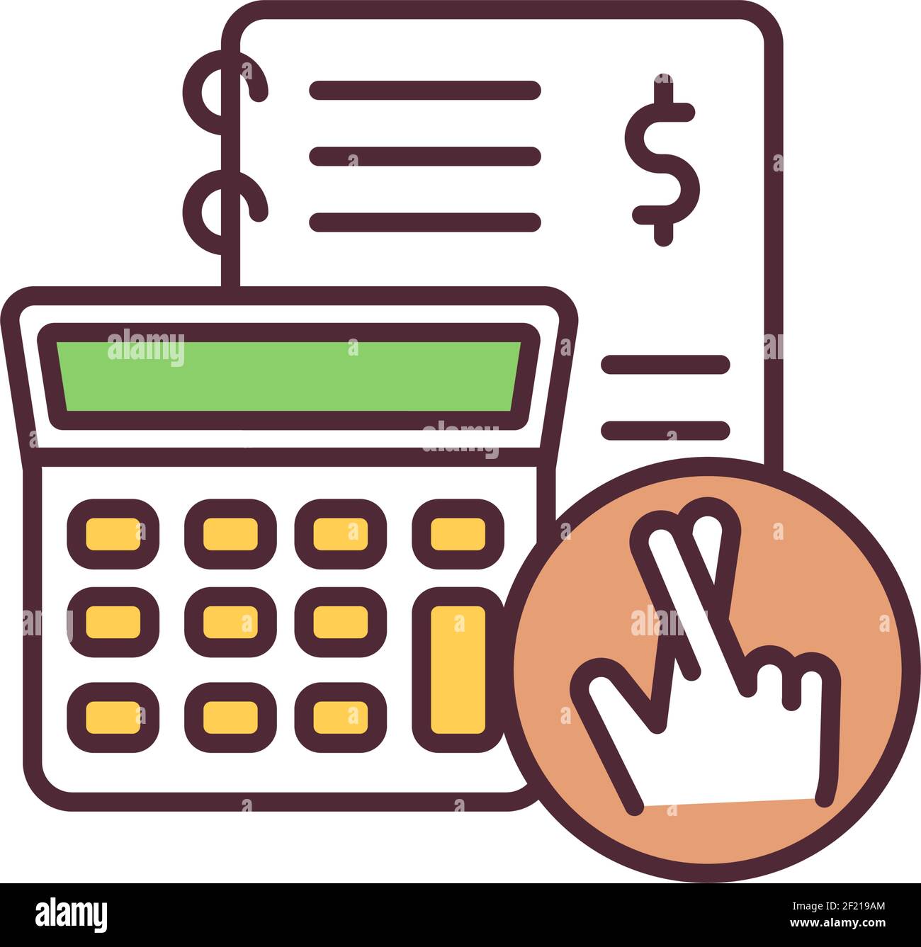 Fraud color line outline hi-res stock photography and images - Alamy