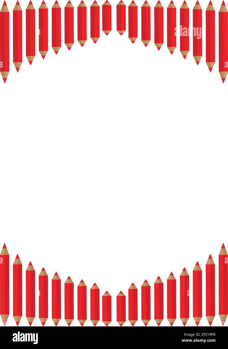 vector red colour pencil design background Stock Vector Image & Art - Alamy