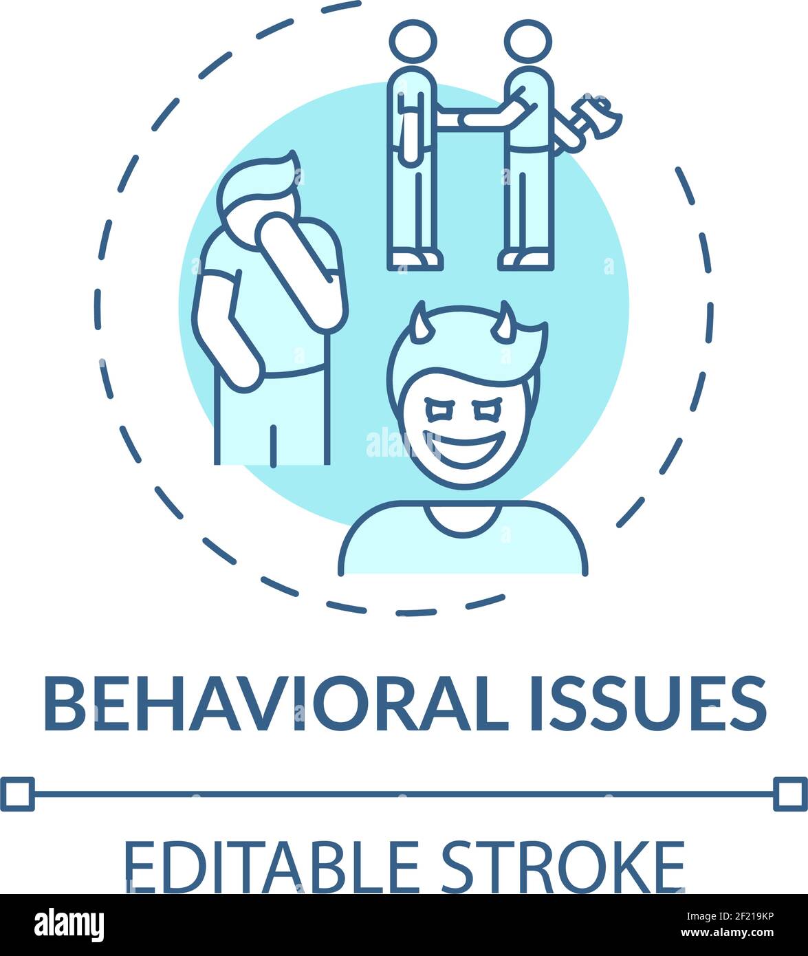 Behavioral issues concept icon Stock Vector Image & Art - Alamy Behavioral issues concept icon Stock Vector Image & Art - Alamy