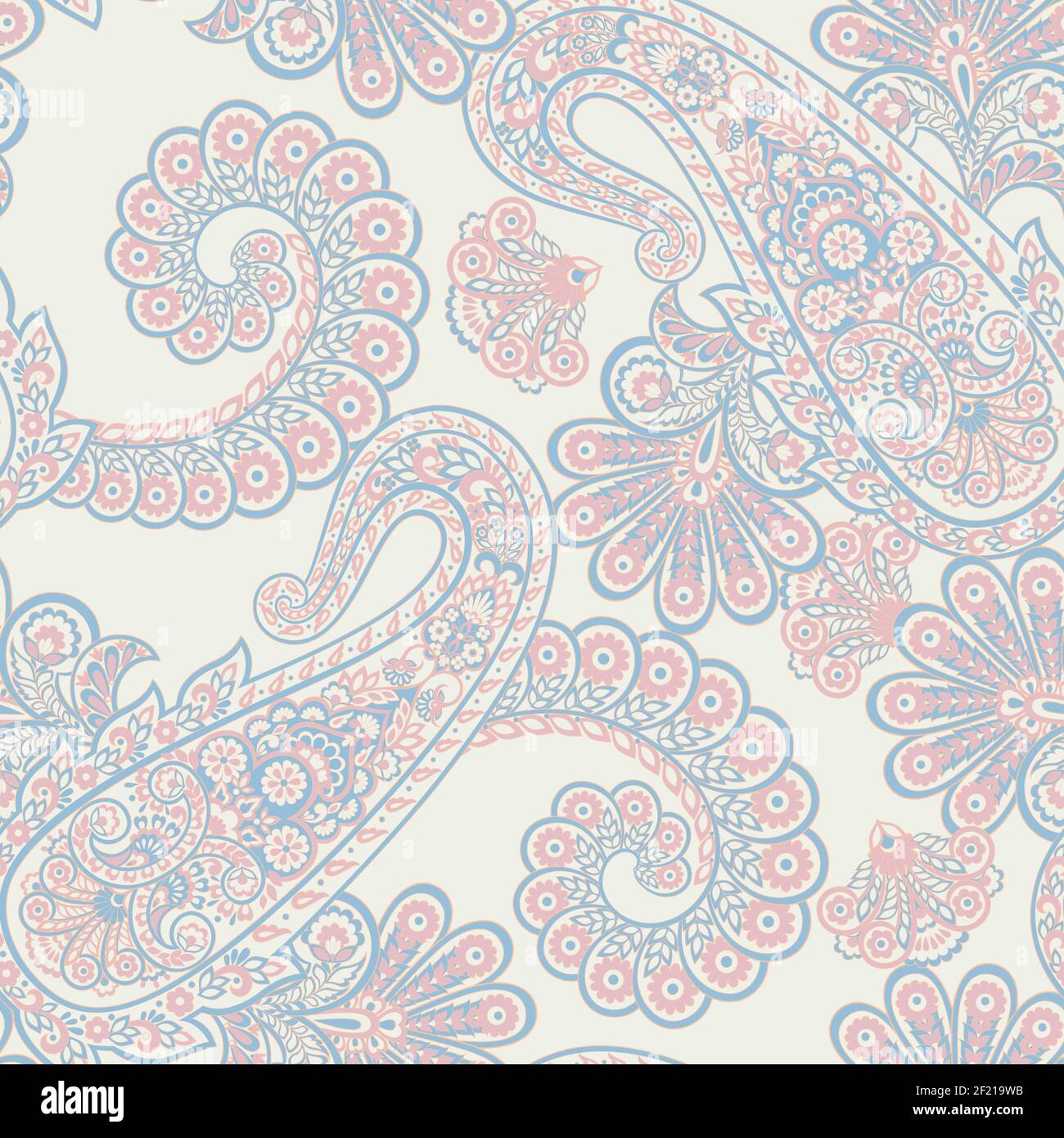 Paisley pattern, great design for any purposes. Seamless background ...