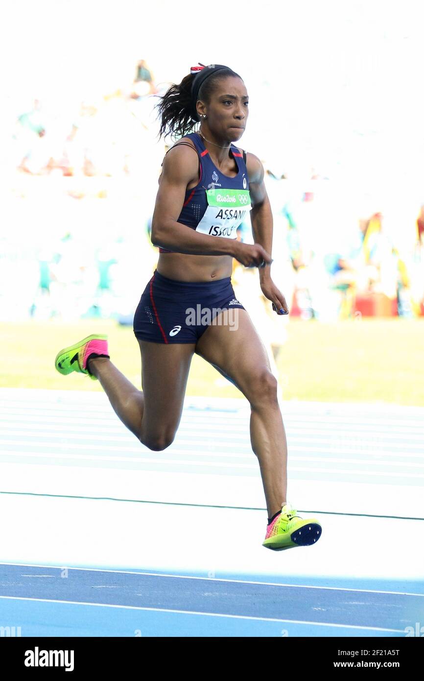 France's Jeanine Assani-Issouf competes in Athletics Women's Triple ...