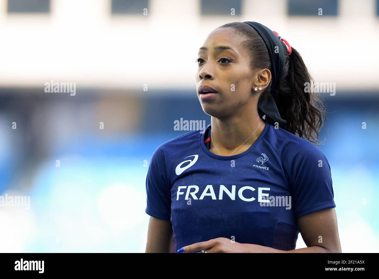 France's Jeanine Assani-Issouf competes on Athletics Women's Triple ...