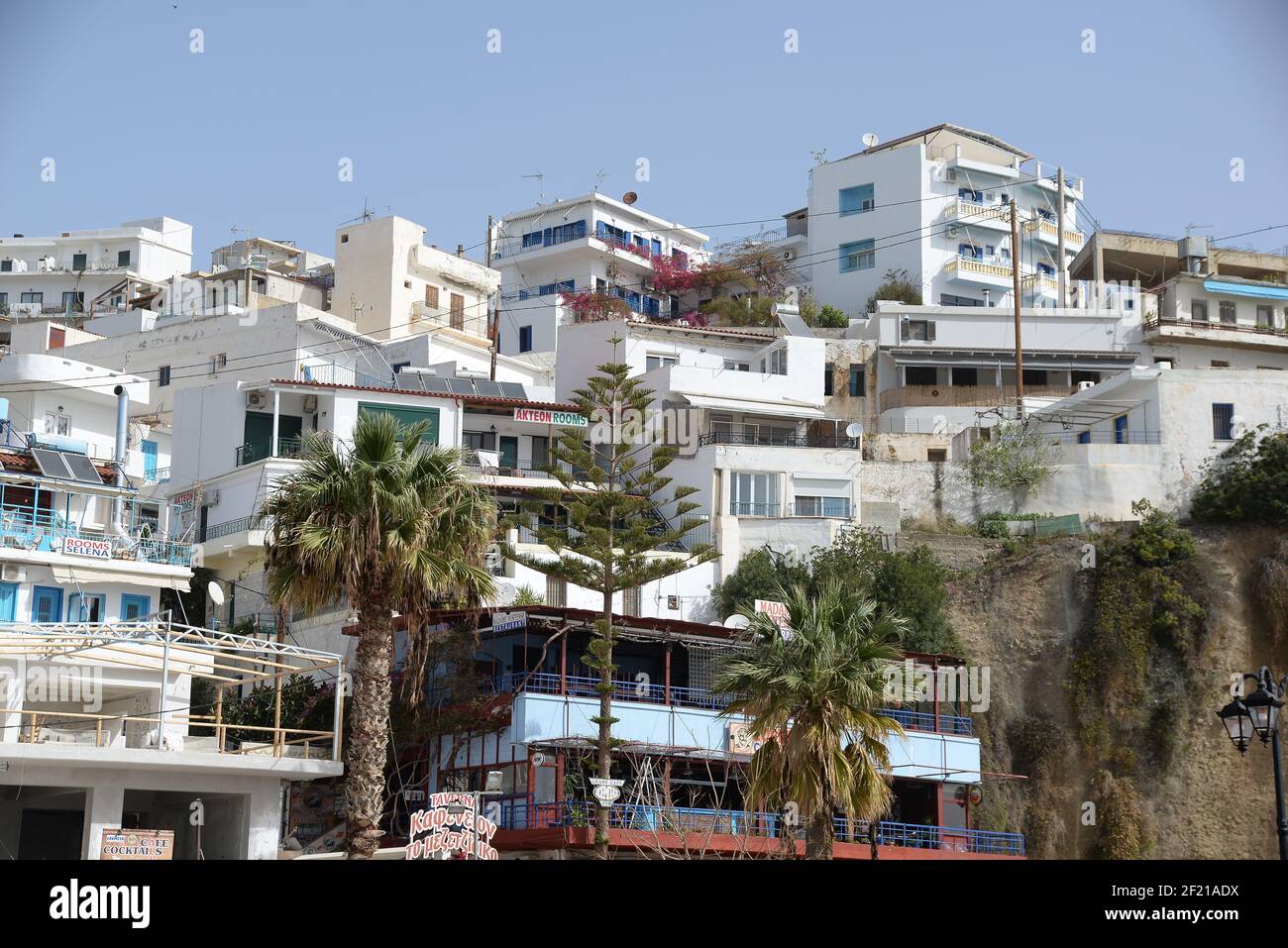 Agia Galini, Crete Stock Photo - Alamy