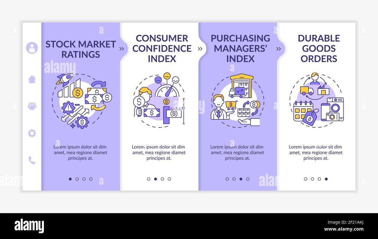 Consumer confidence index onboarding vector template Stock Vector Image ...