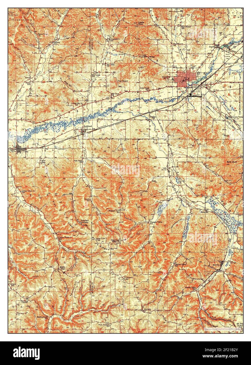 Sparta, Wisconsin, map 1949, 1:62500, United States of America by ...