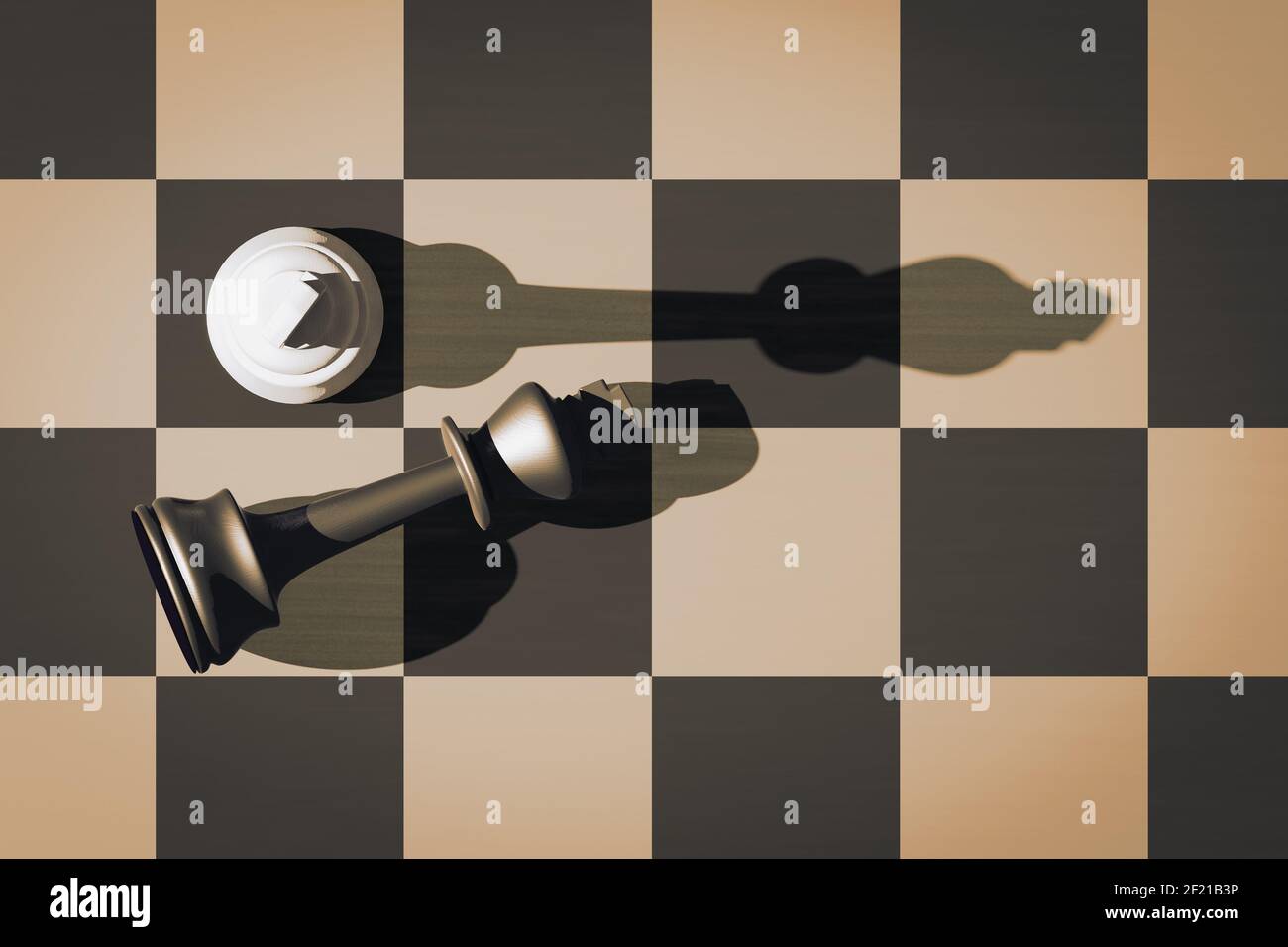 Checkmate chess board hi-res stock photography and images - Alamy