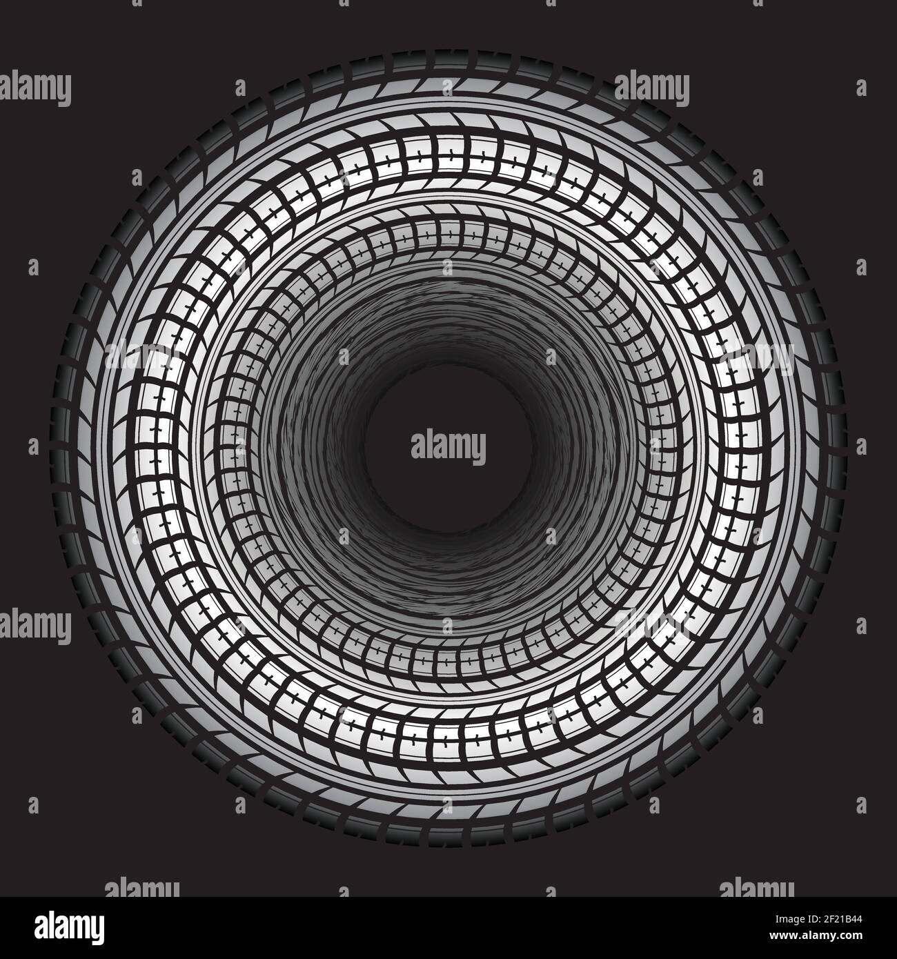 Circle tire tracks black background Stock Vector Image & Art - Alamy