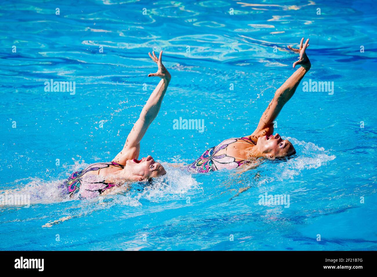 Russia s Natalia Ischenko and Svetlana Romashina Synchronized Swimming ...