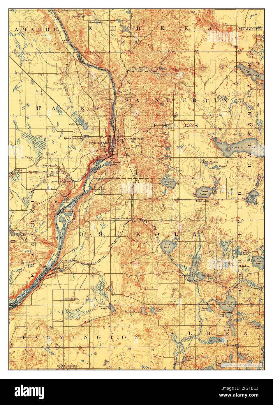 Antique map of st croix hi-res stock photography and images - Alamy