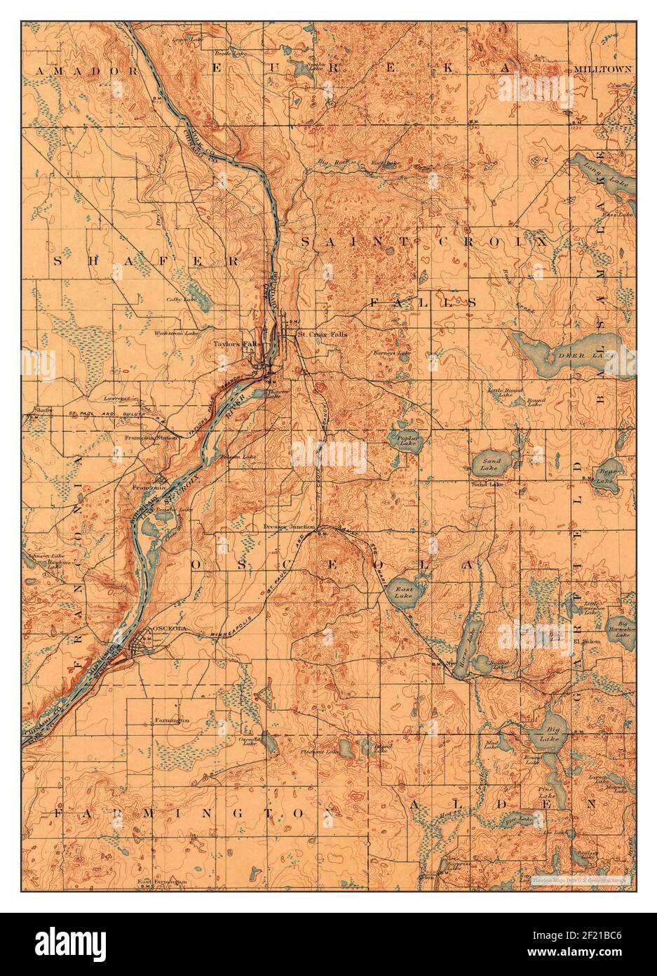 Antique map of st croix hi-res stock photography and images - Alamy