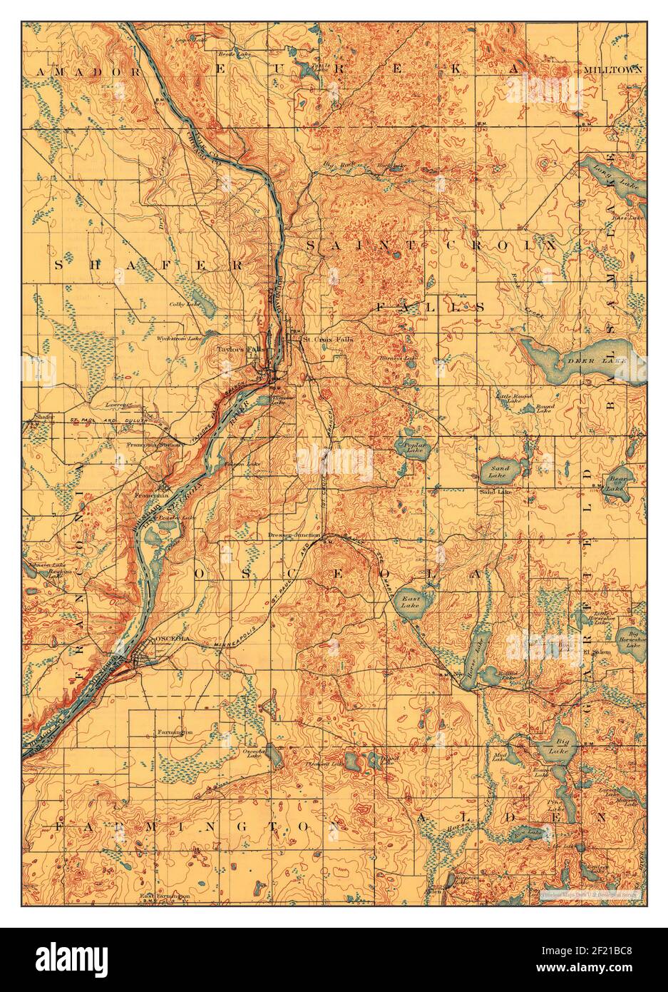 Map of st croix hi-res stock photography and images - Alamy