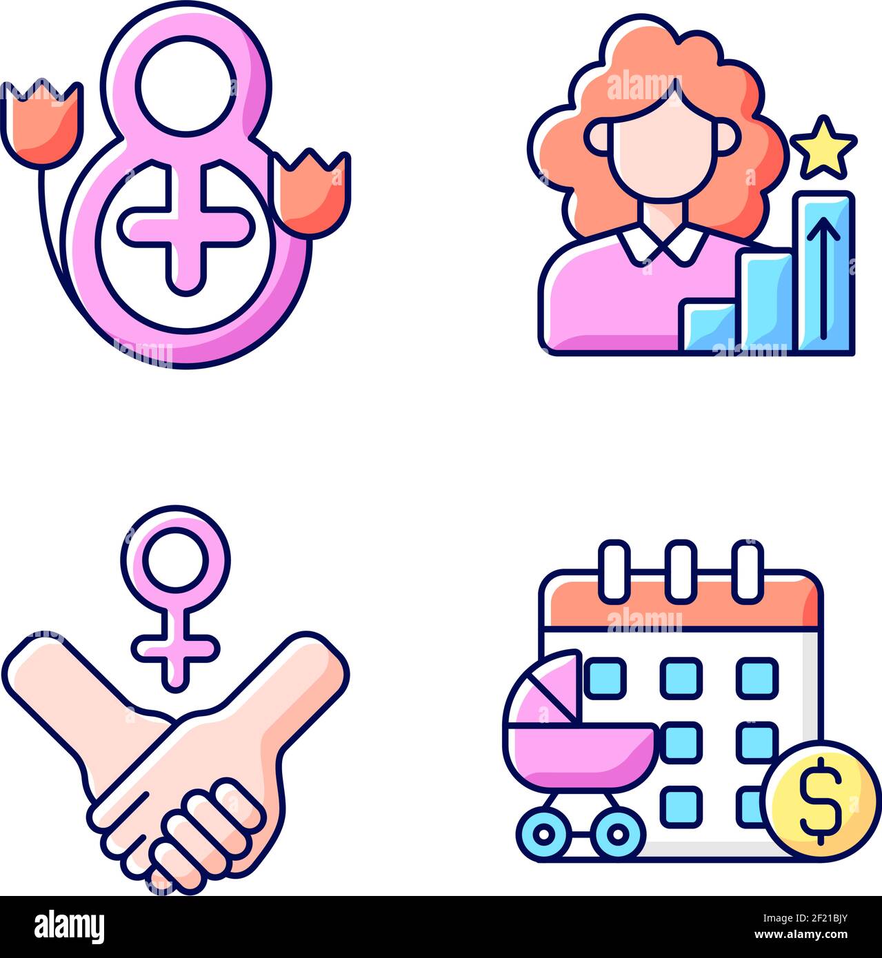 Female protest logo inspiration Stock Vector Images - Alamy