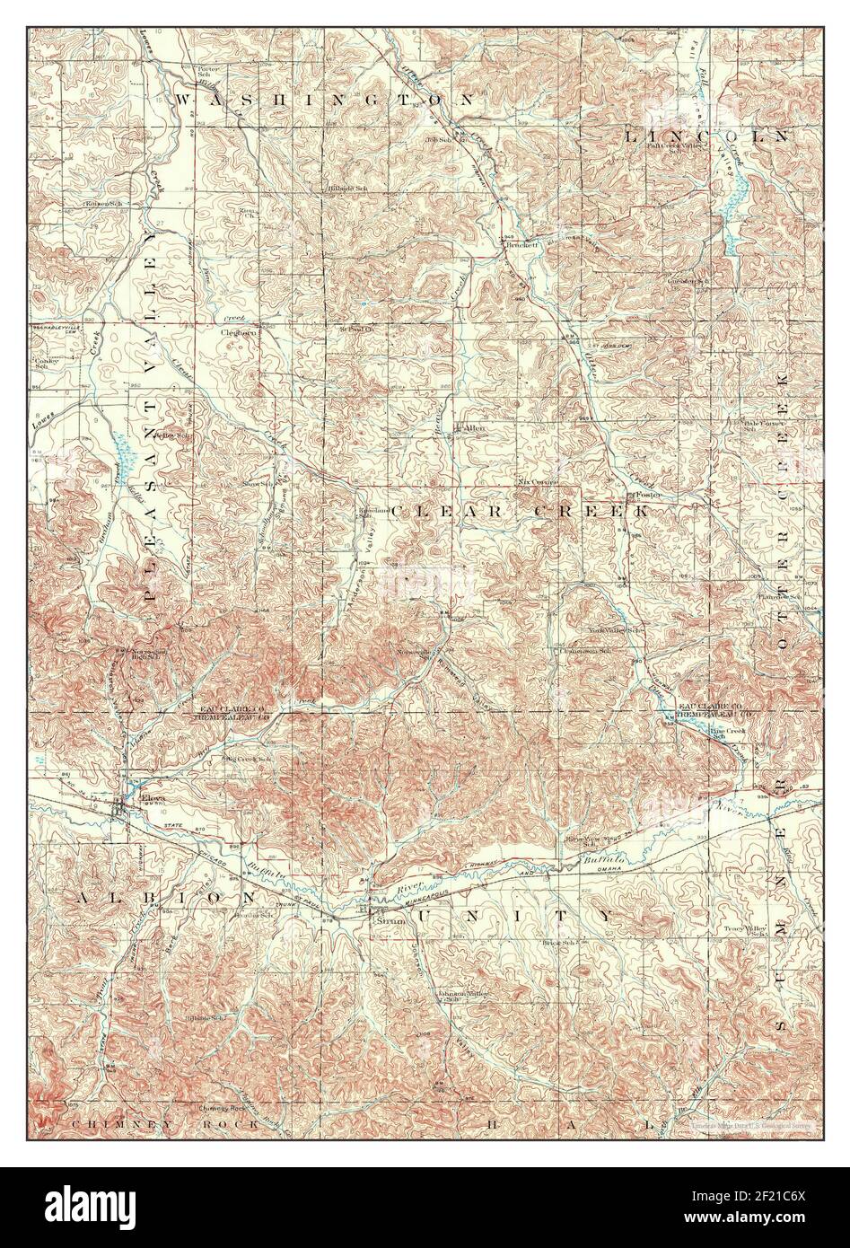 Strum, Wisconsin, map 1927, 1:62500, United States of America by ...