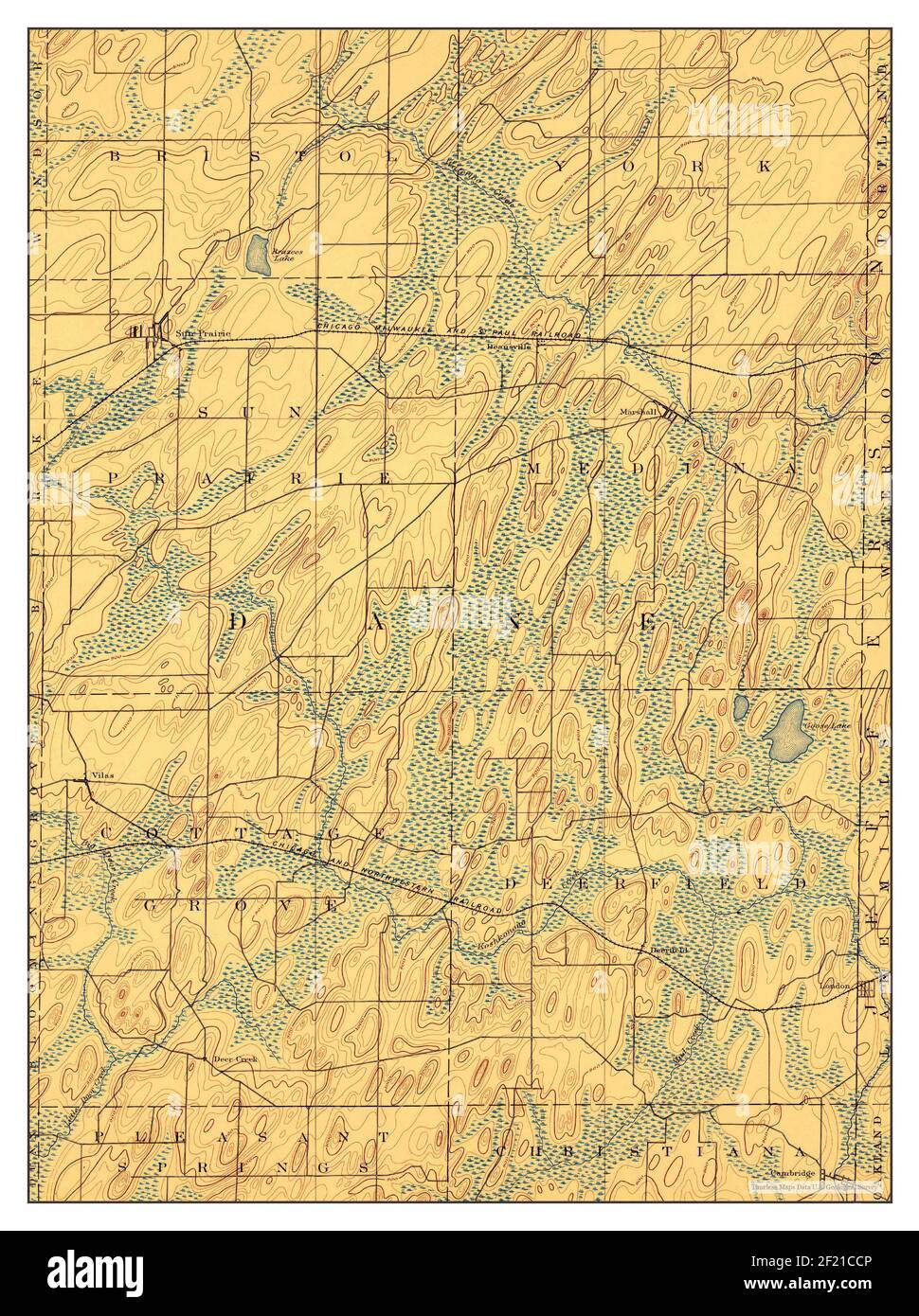 Map of sun prairie hi-res stock photography and images - Alamy