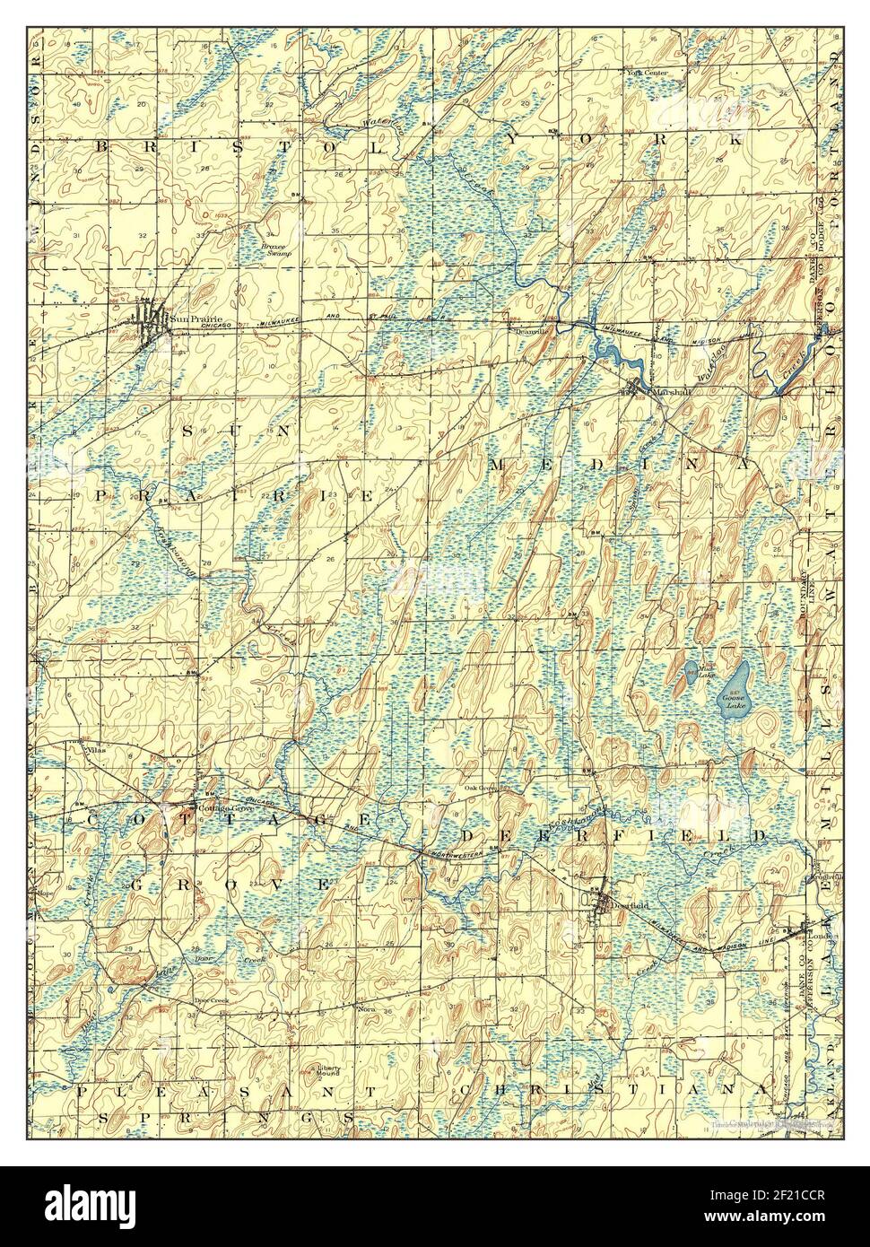 Map of sun prairie hi-res stock photography and images - Alamy