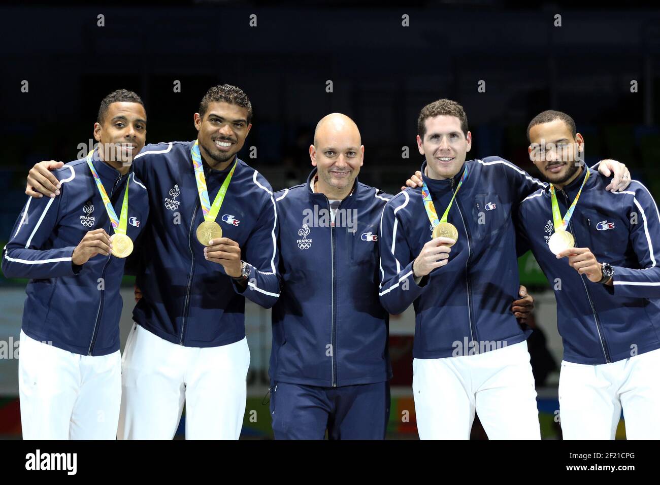 French Olympic Fencing Men s Epee (Jean-Michel Lucenay , Yannick Borel ...