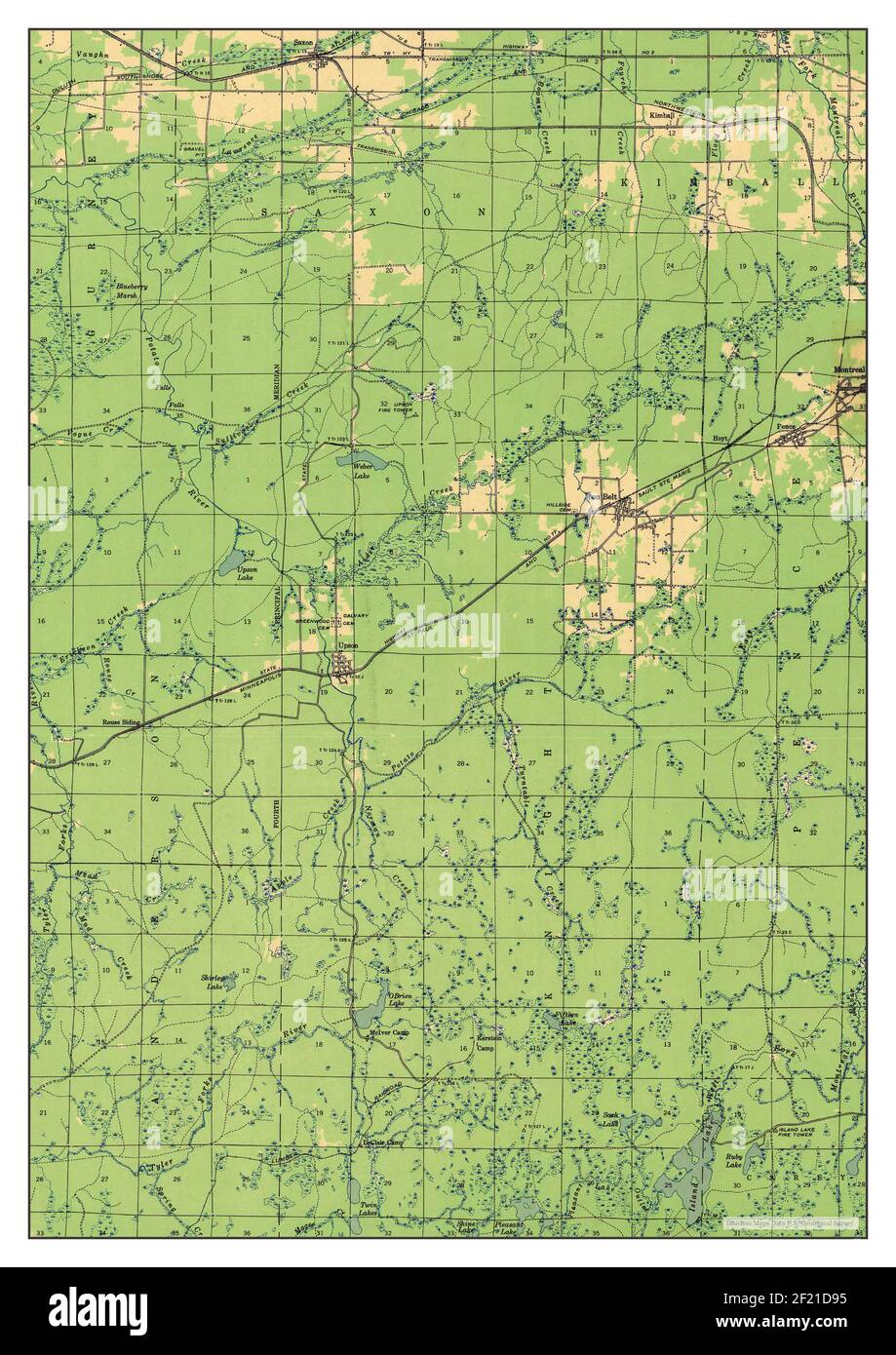Map of upson hi-res stock photography and images - Alamy